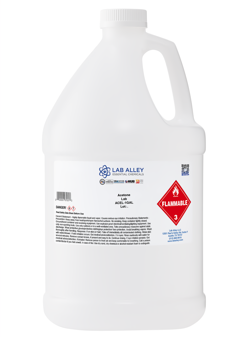 Acetone 99.5% Lab Grade | Lab Alley
