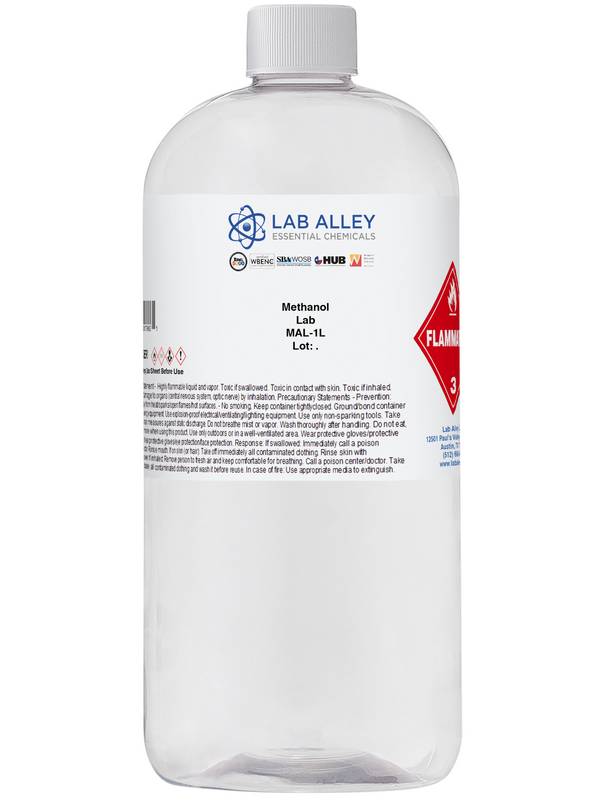 Buy Pure Methanol $30+ Bulk Sizes, ACS, HPLC & Lab Grade | Lab Alley
