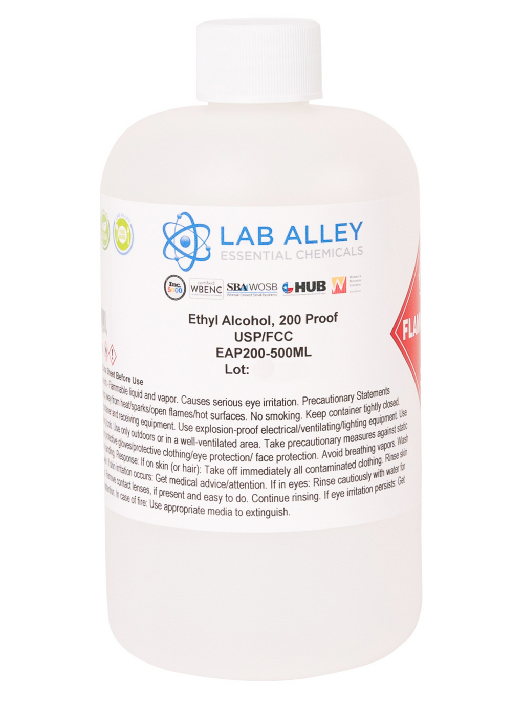 Ethanol 200 Proof (100%) Undenatured Alcohol, USP/FCC Food Grade ...