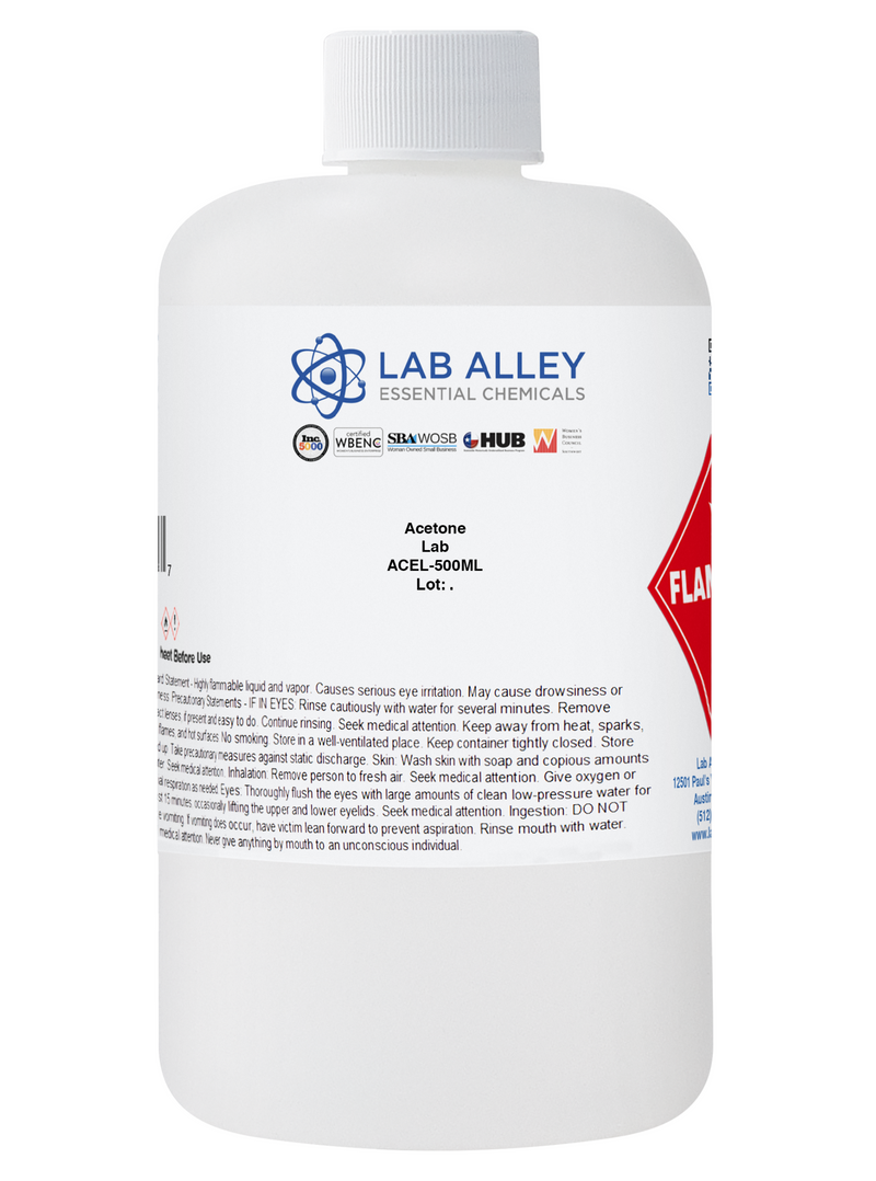 Acetone 99.5% Lab Grade | Lab Alley