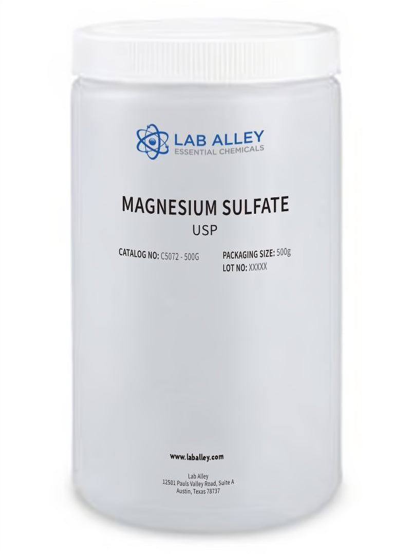 Magnesium Sulfate Crystals, USP Grade, Kosher | Lab Alley