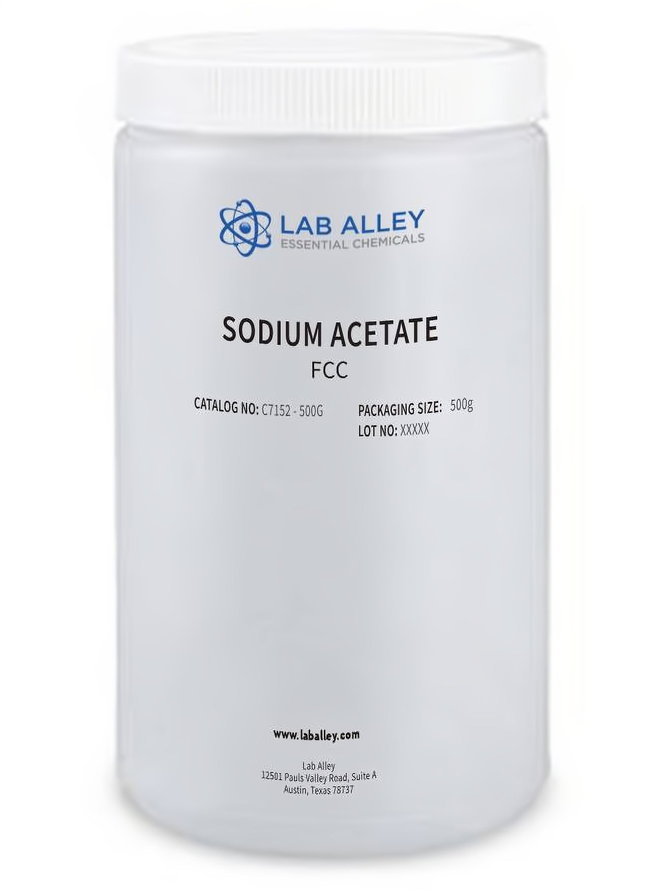 Sodium Acetate FCC Grade | Lab Alley