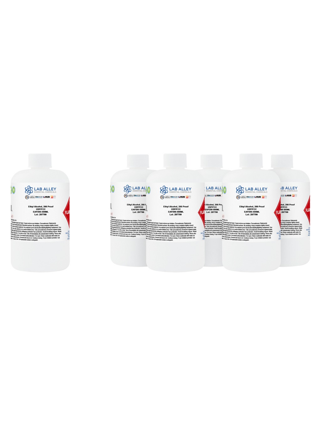 Ethanol 200 Proof (100%) Undenatured Alcohol, USP/FCC Food Grade ...