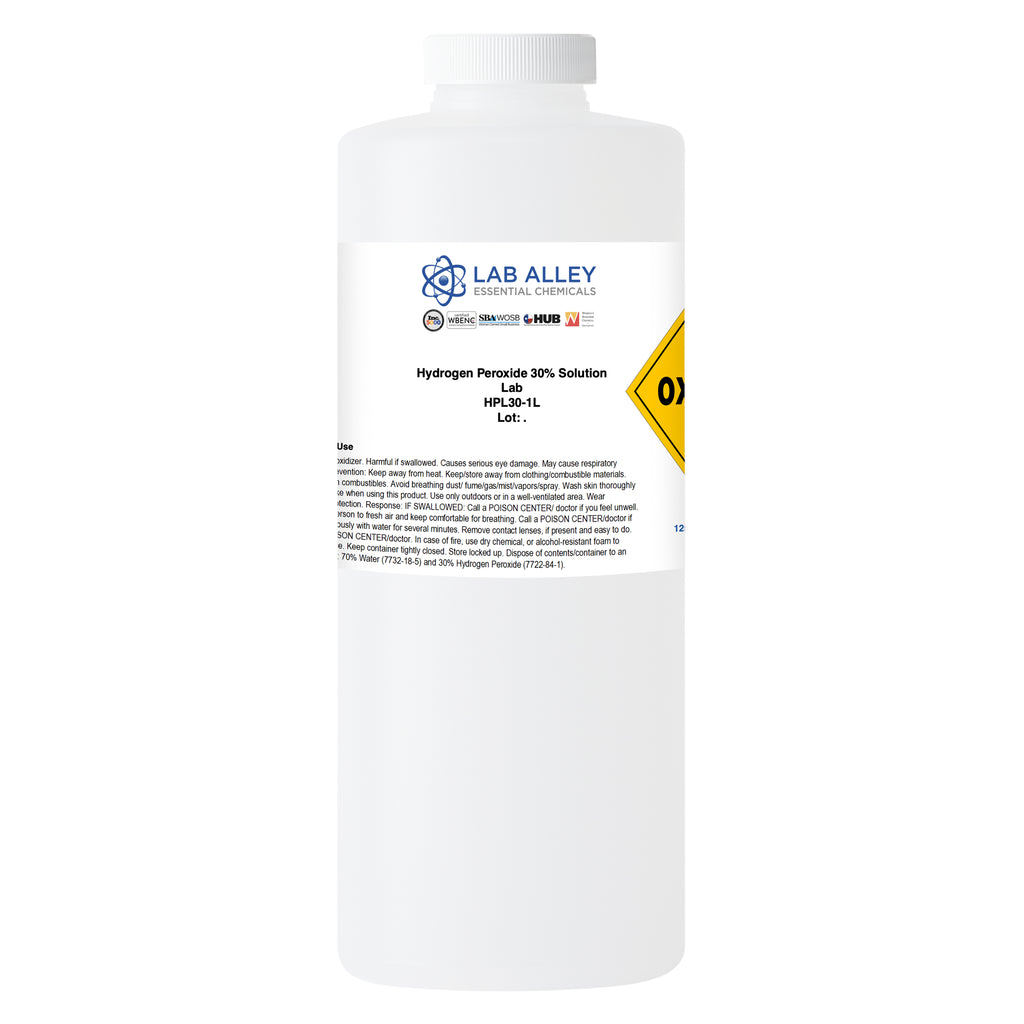 Hydrogen Peroxide 30% Solution, Lab Grade | Lab Alley