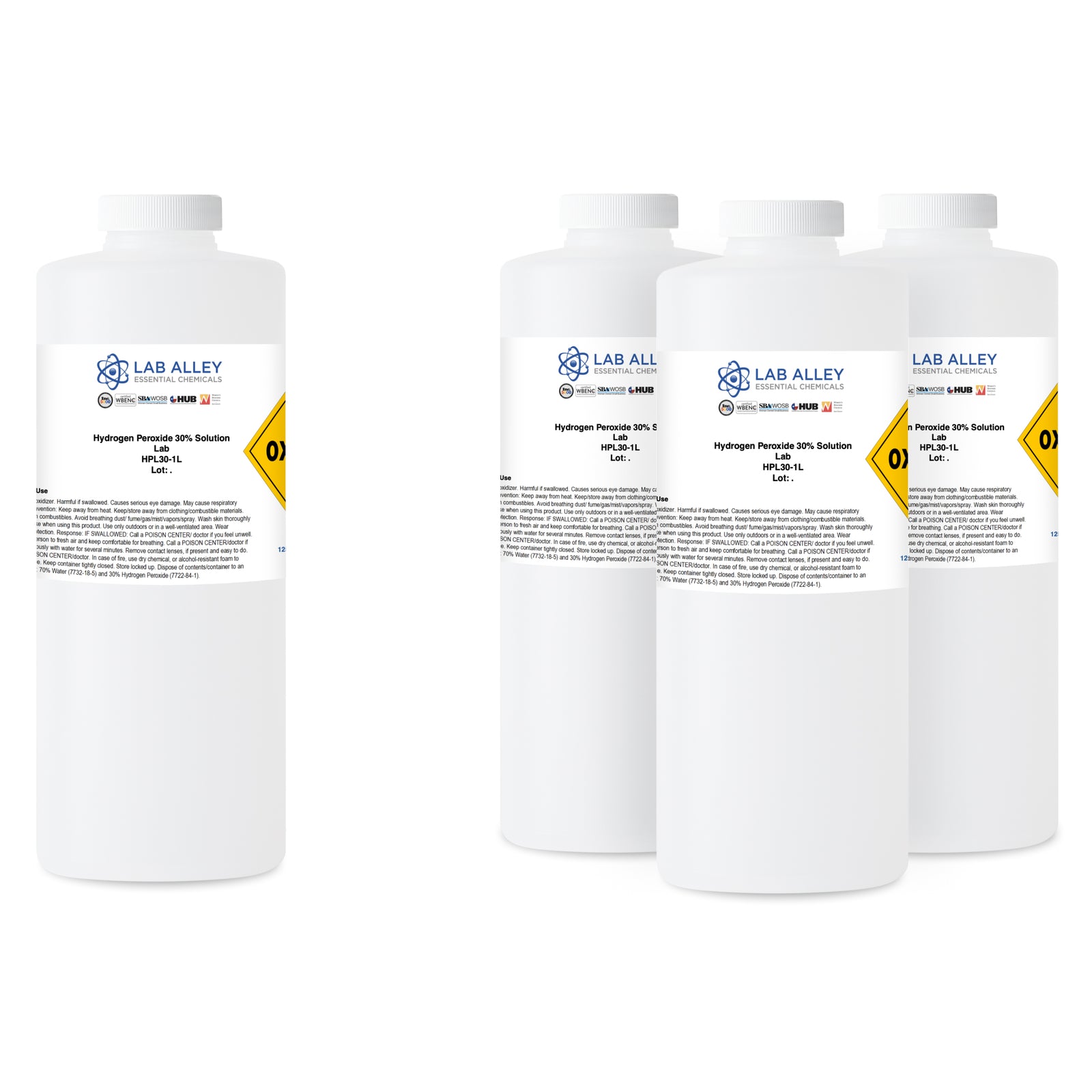 Hydrogen Peroxide 30% Solution, Lab Grade | Lab Alley