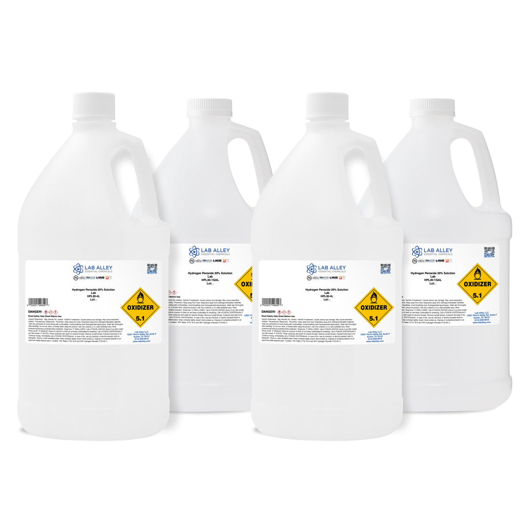 Hydrogen Peroxide 30% Solution, Lab Grade | Lab Alley