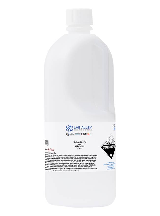 Nitric Acid 67% Solution, Lab/Technical Grade | Lab Alley