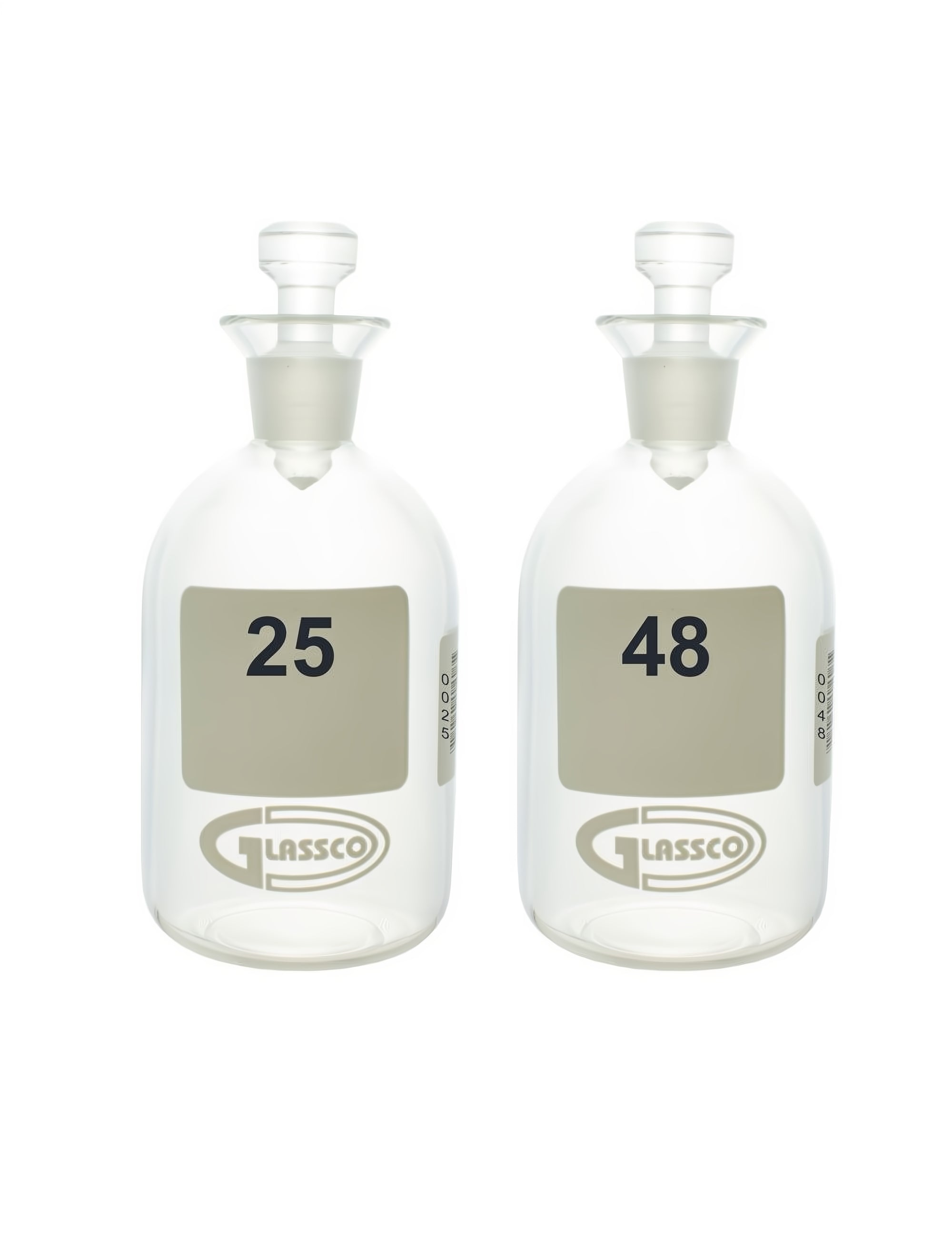 Numbered BOD Bottles, Borosilicate Glass (Pack of 24) | Lab Alley