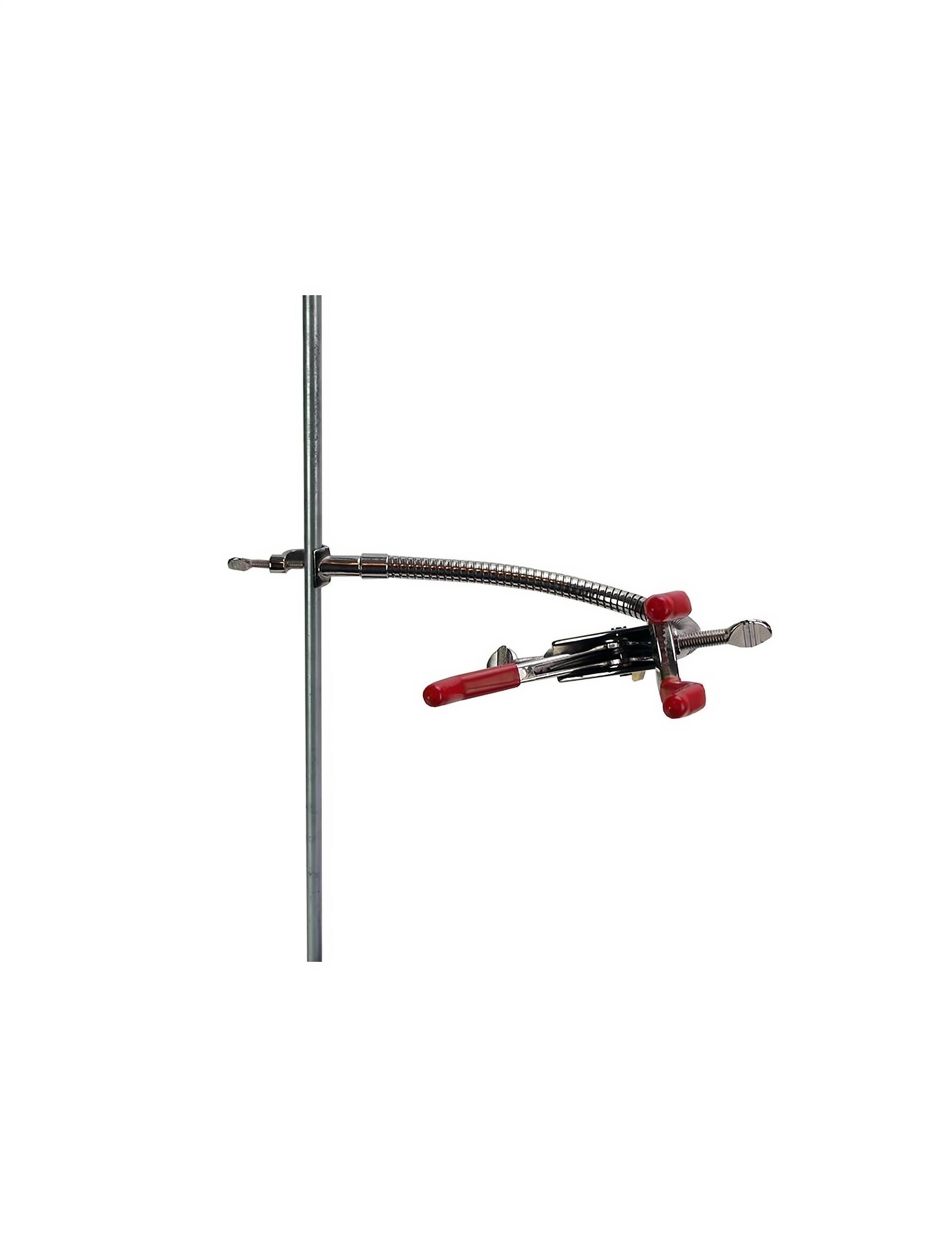 3-Prong Clamp with Flexible Extension Rod | Lab Alley