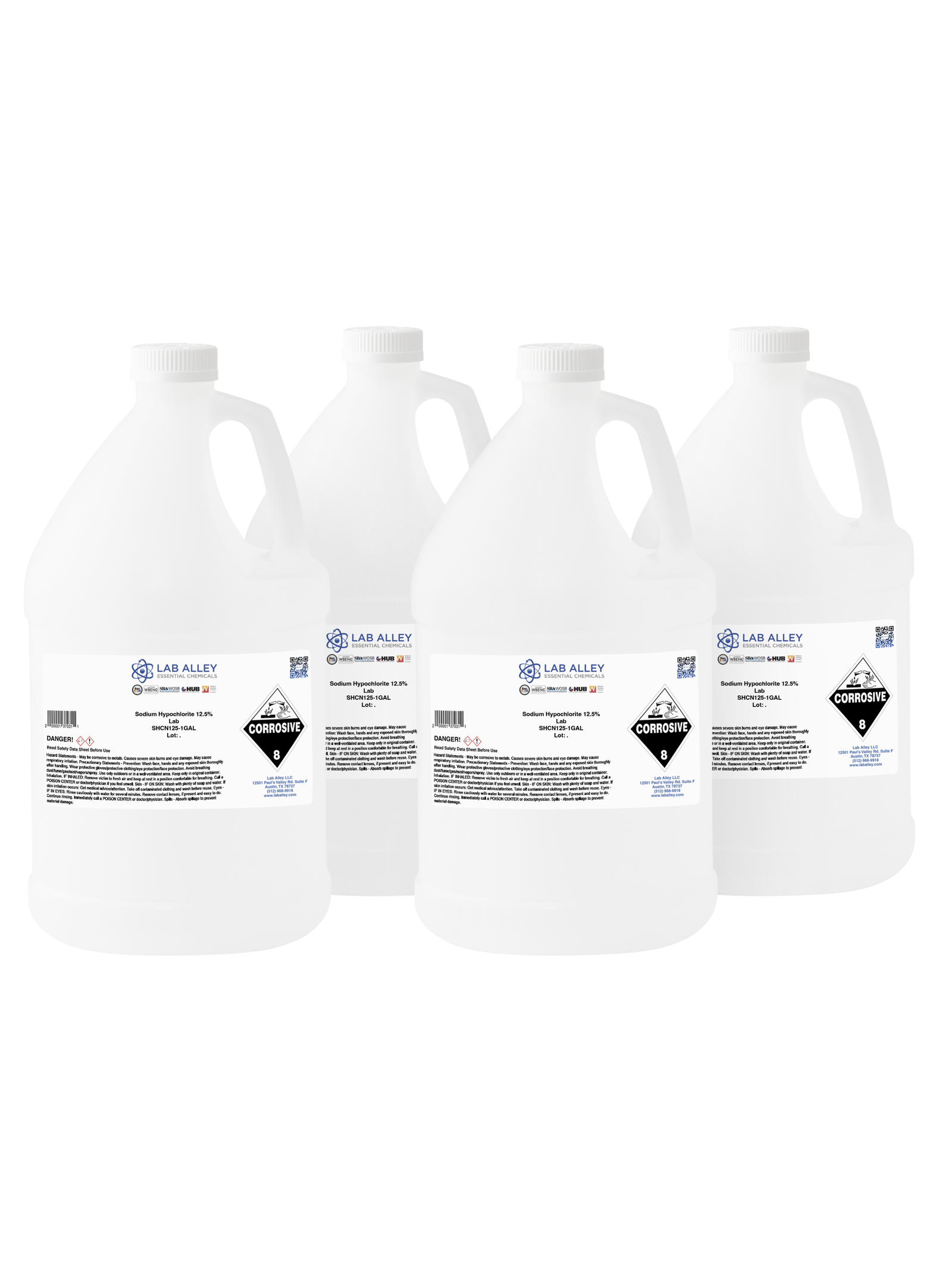 Sodium Hypochlorite 12.5% Solution | Lab Alley