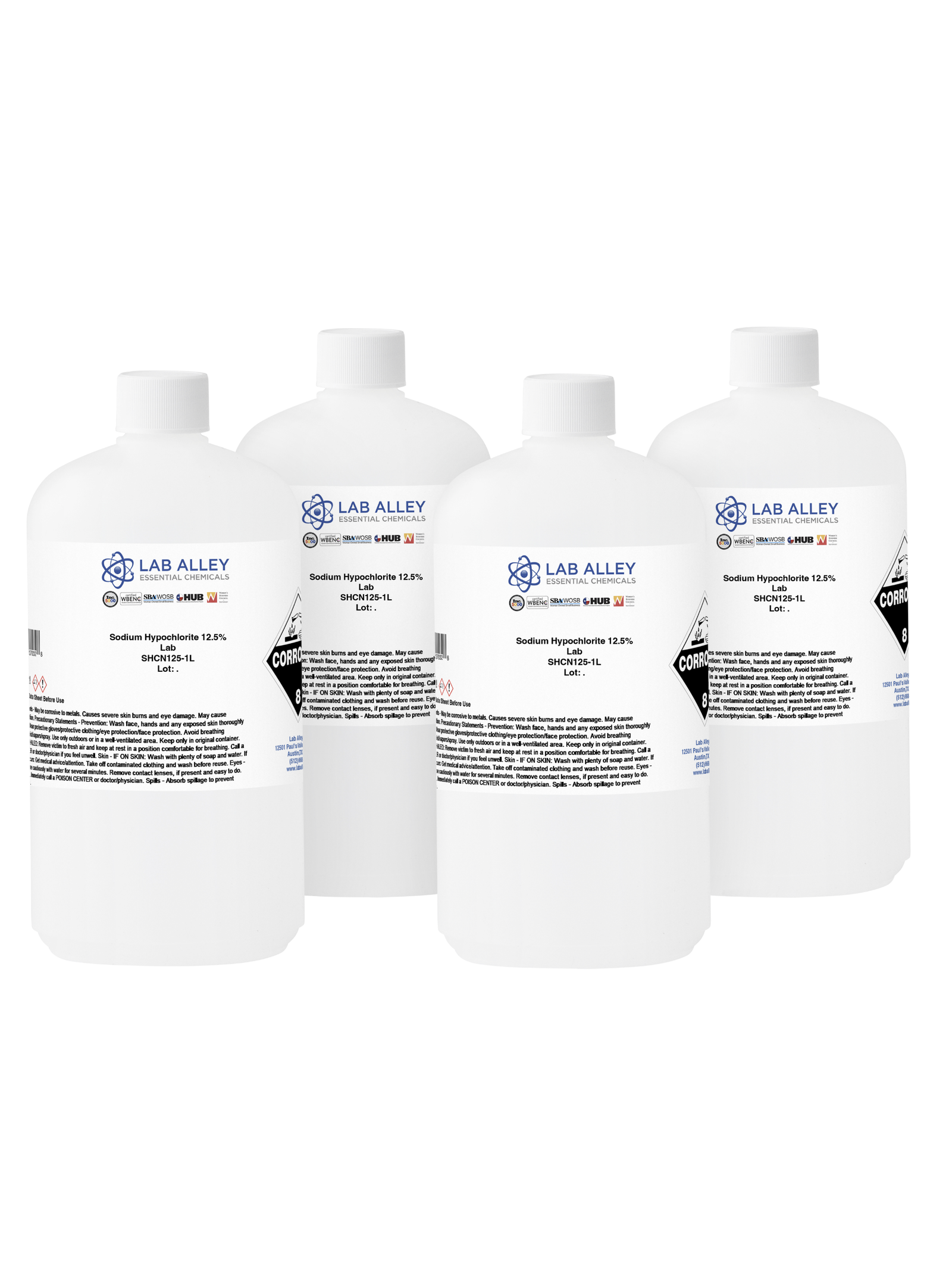 Sodium Hypochlorite 12.5% Solution | Lab Alley