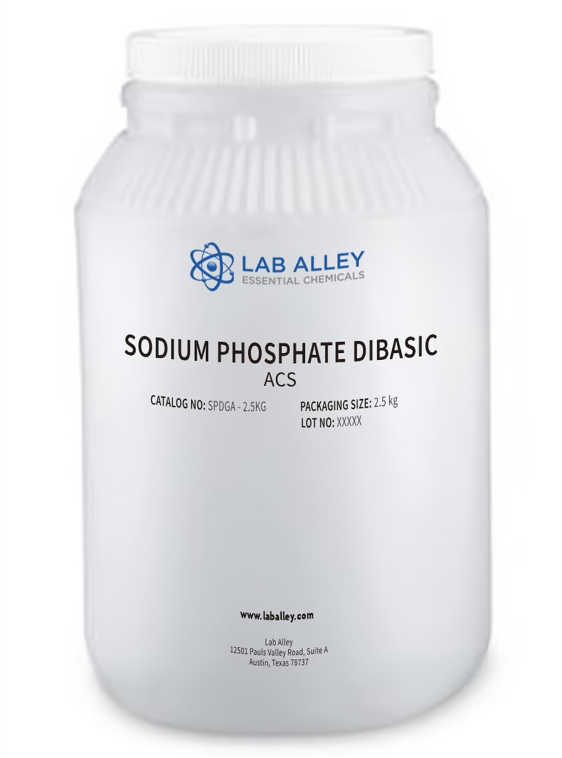 Sodium Phosphate Dibasic, Crystalline Powder, ACS Grade | Lab Alley