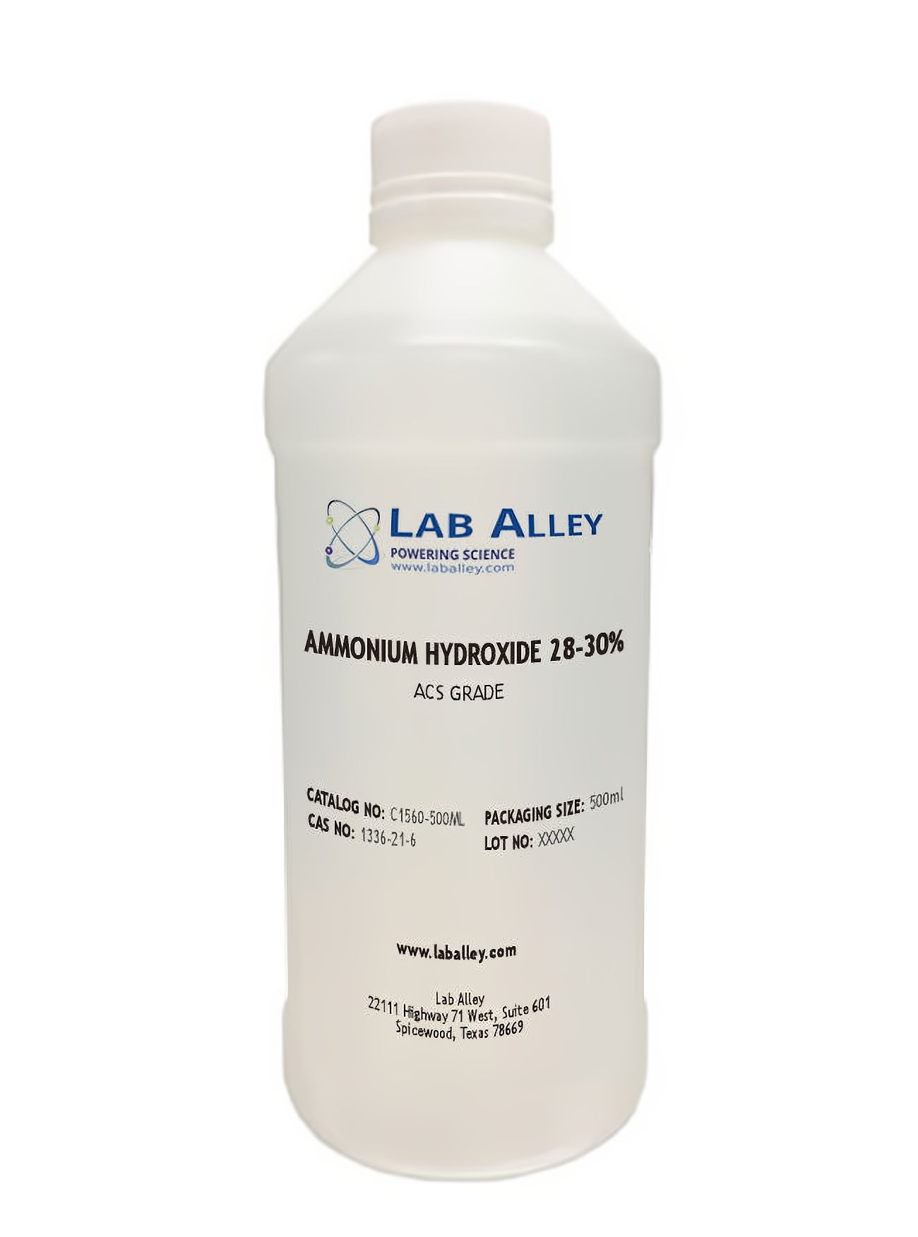 Ammonium Hydroxide 28-30% Solution, ACS Grade | Lab Alley