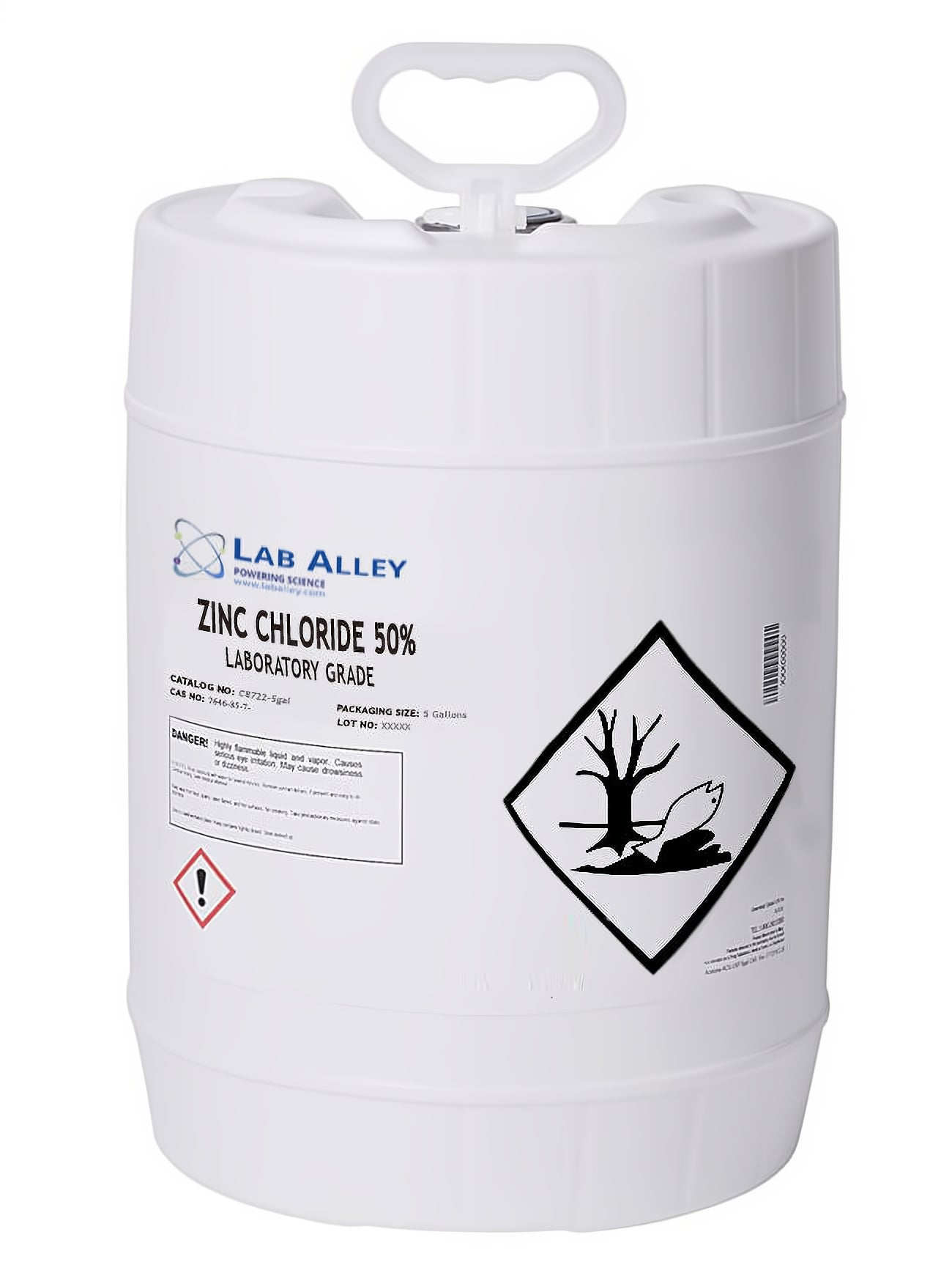 Zinc Chloride, 50% Solution, Lab Grade | Lab Alley