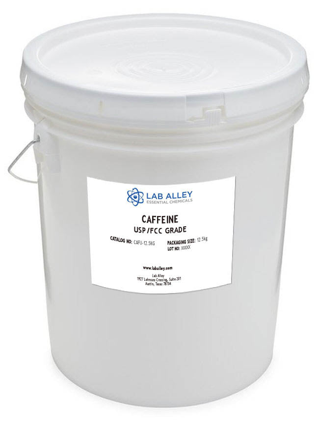 Caffeine Powder, USP/FCC/Food Grade, Kosher | Lab Alley
