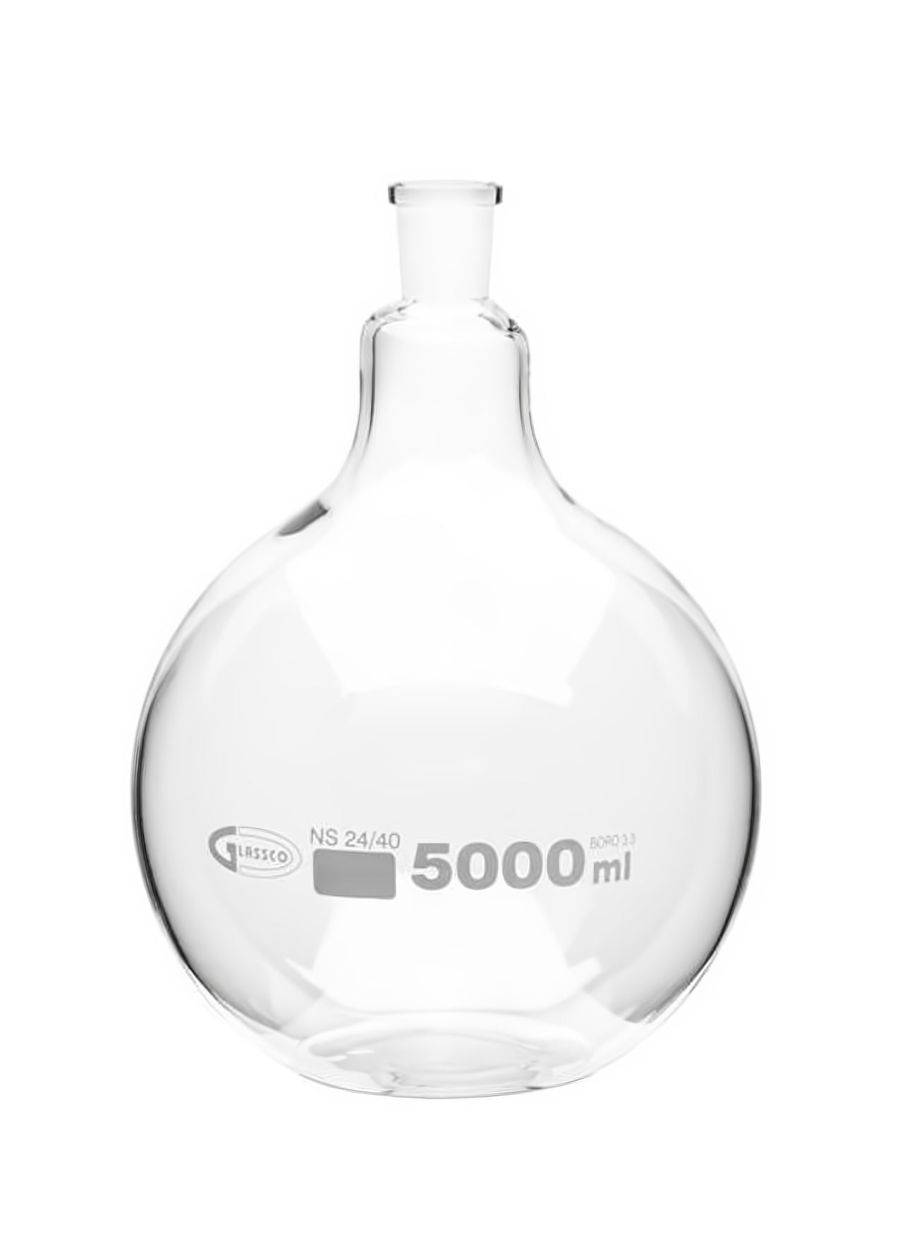 Boiling Flask, Flat Bottom, Ground Joints | Lab Alley