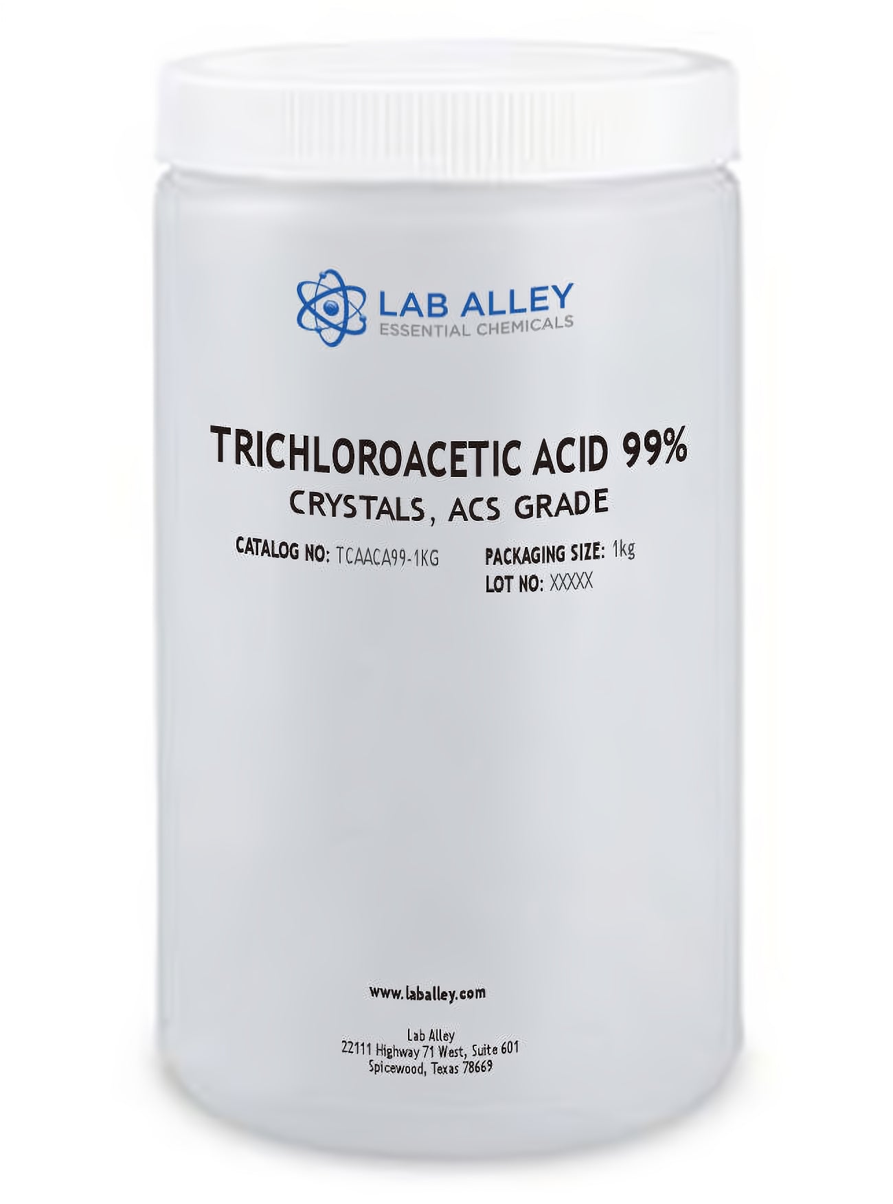 Trichloroacetic Acid 99%, Crystals, ACS Grade | Lab Alley